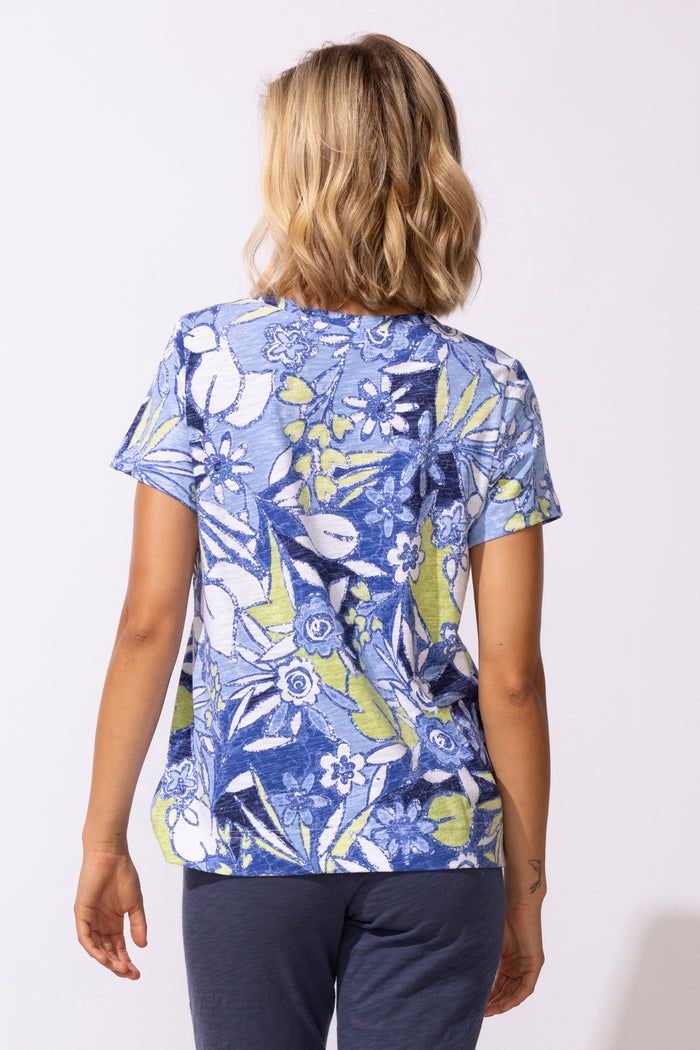 Peruvian Cotton Fiji Floral Tee – Escape by Habitat Clothes